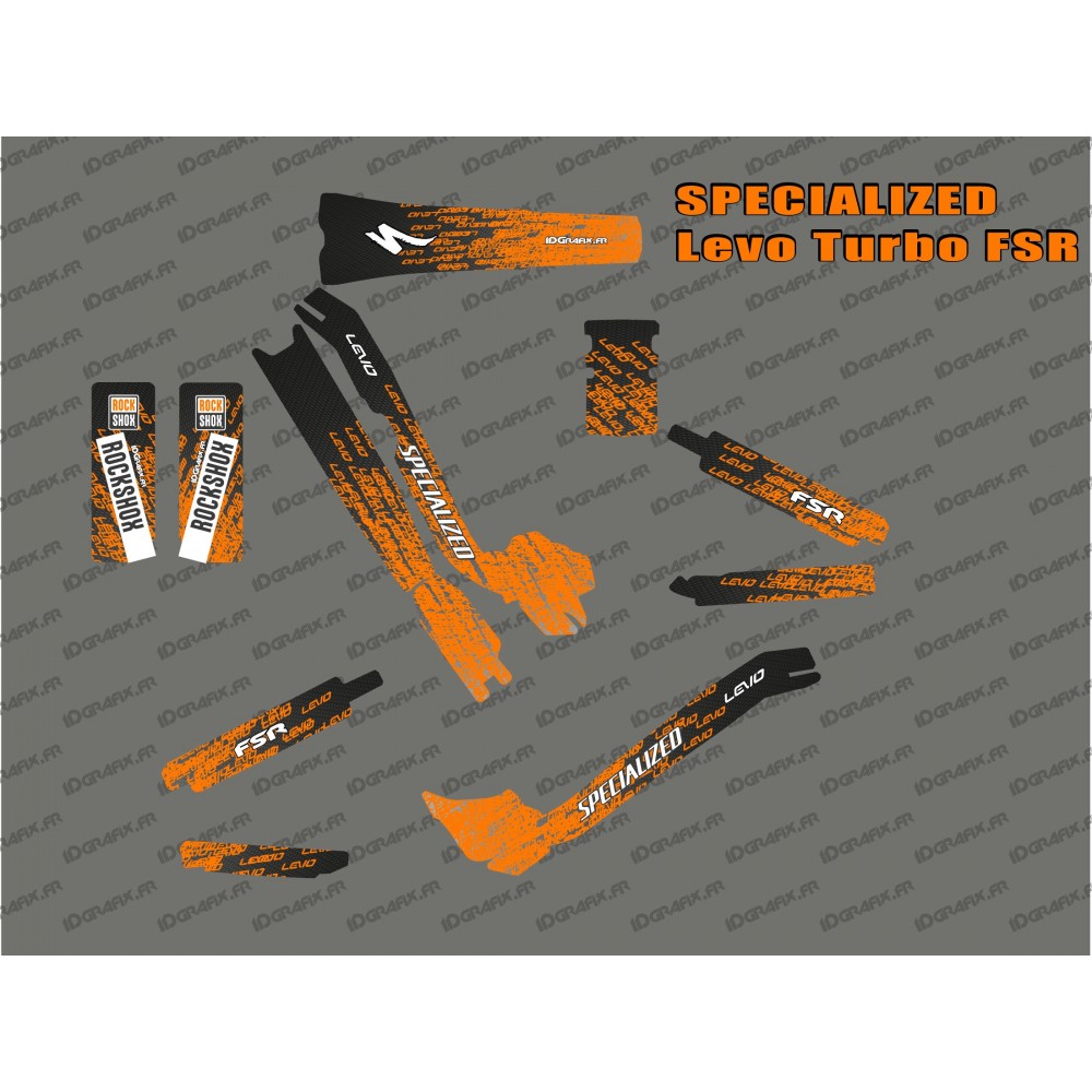Kit deco LEVO Edition Full (Orange) - Specialized Turbo Levo