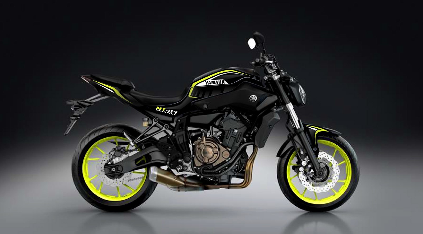 Kit de decoración Night Fluo Edition - IDgrafix - Yamaha MT-07 - i...