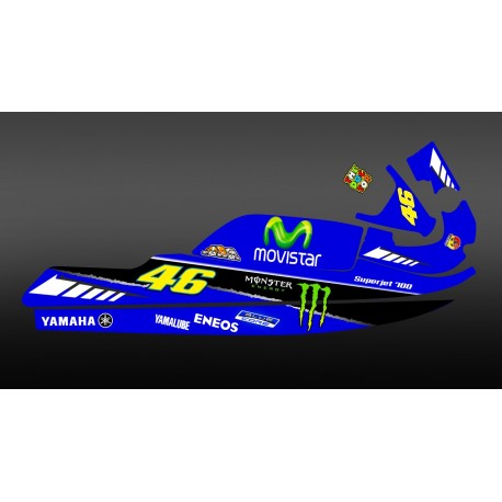 Kit decoration 100% custom Rossi replica for Yamaha Superjet 700