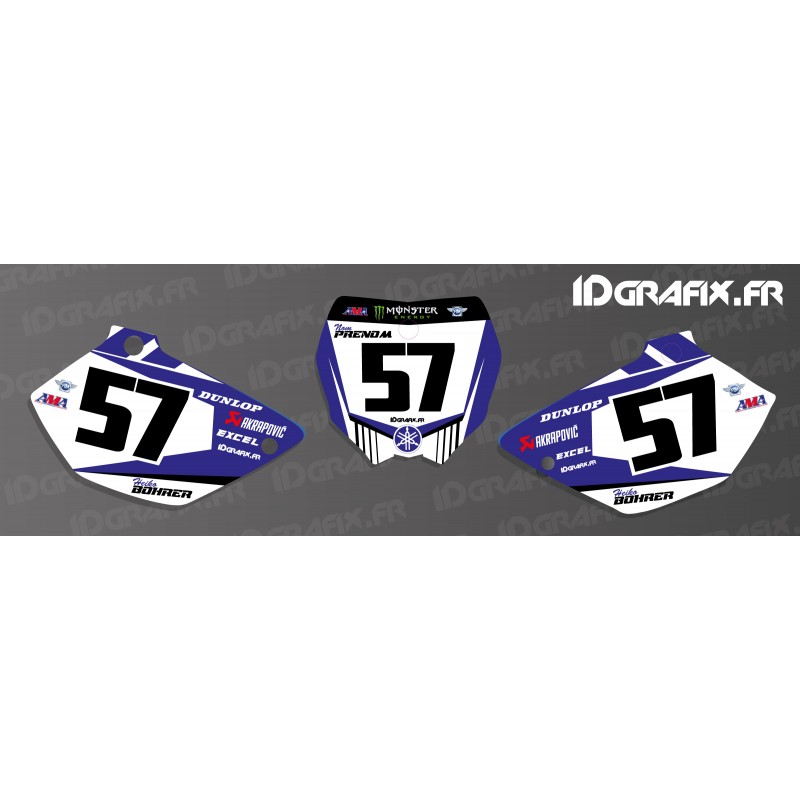 Kit decoration Plate Number MX Edition - Yamaha YZ/YZF
