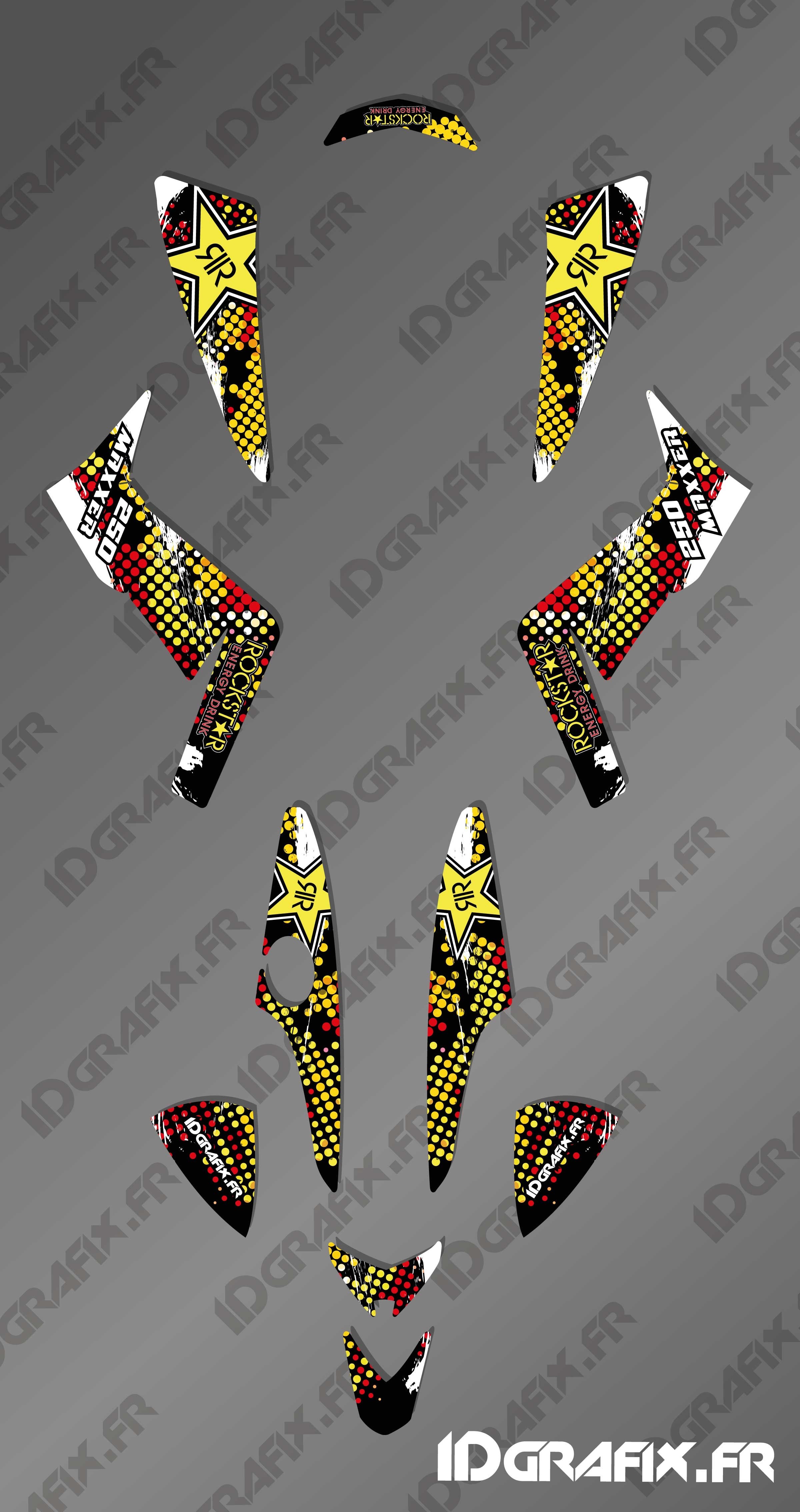 Kit Deco Custom Rockstar Edition - Kymco 250 Maxxer/KXR