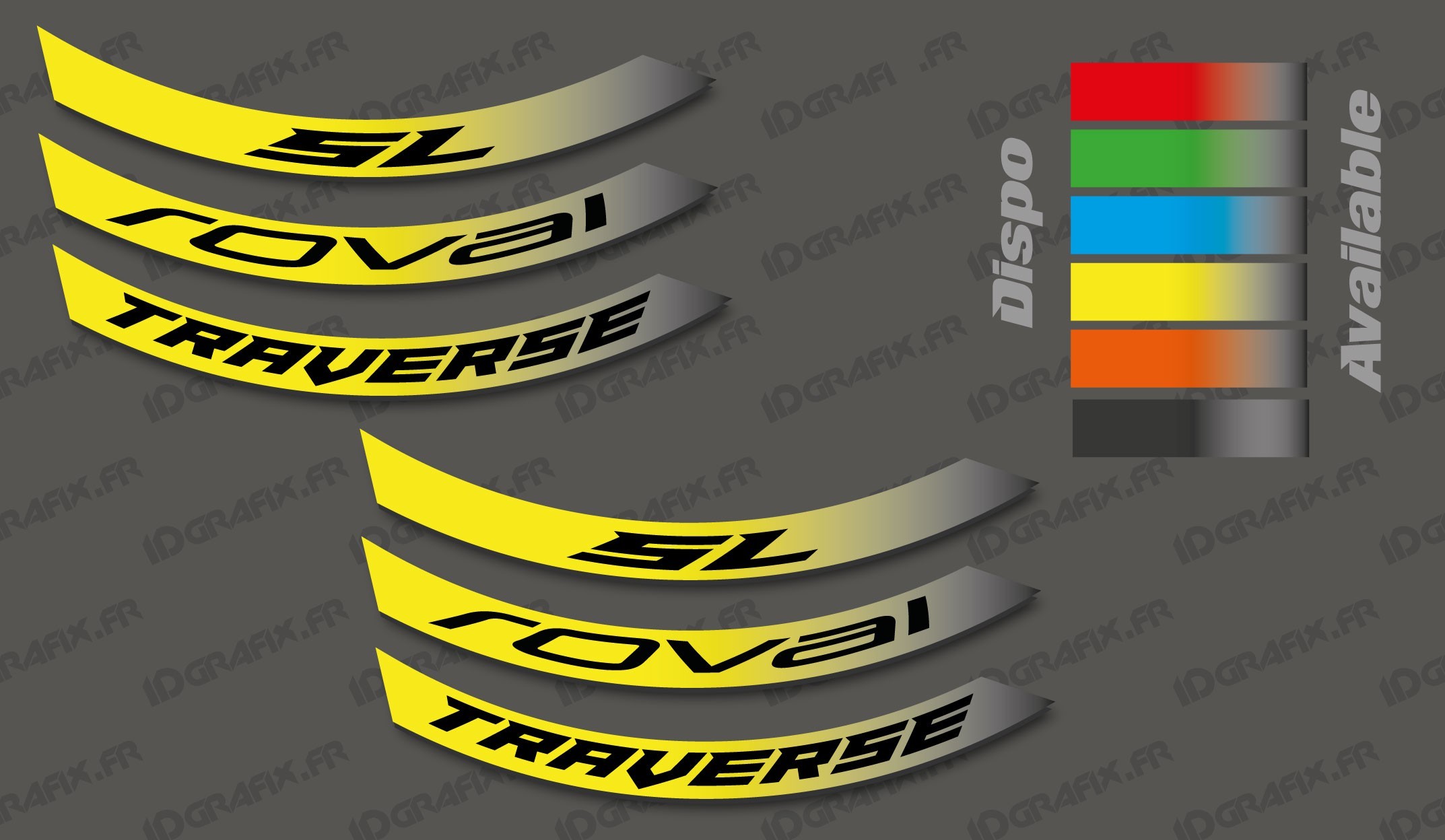Kit Stickers Rim Roval Traverse SL