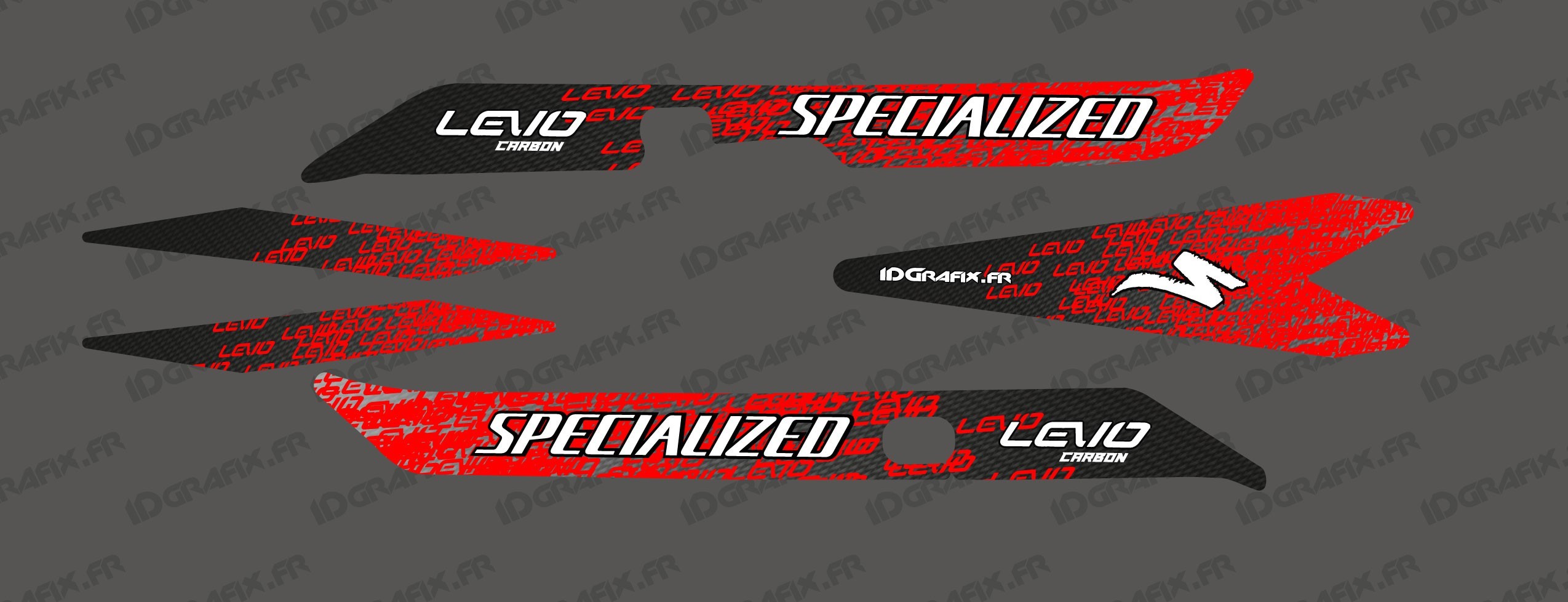 Kit deco Levo Edition Light (Red) - Specialized Levo Carbon