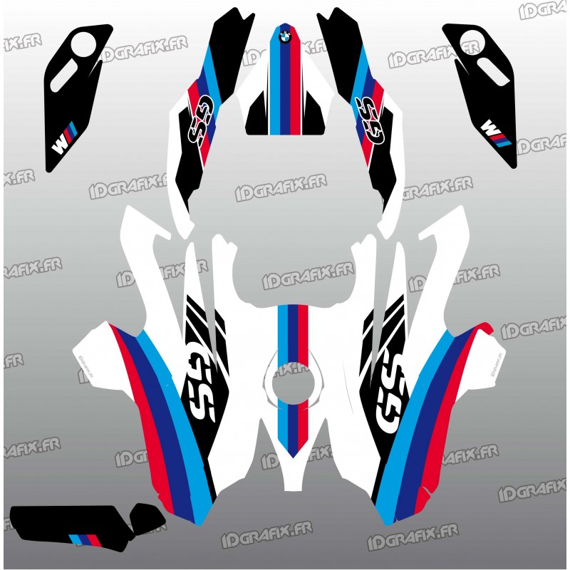 Kit-deco-Factory-Edition (Weiß) für BMW GS 1200 - idgrafix