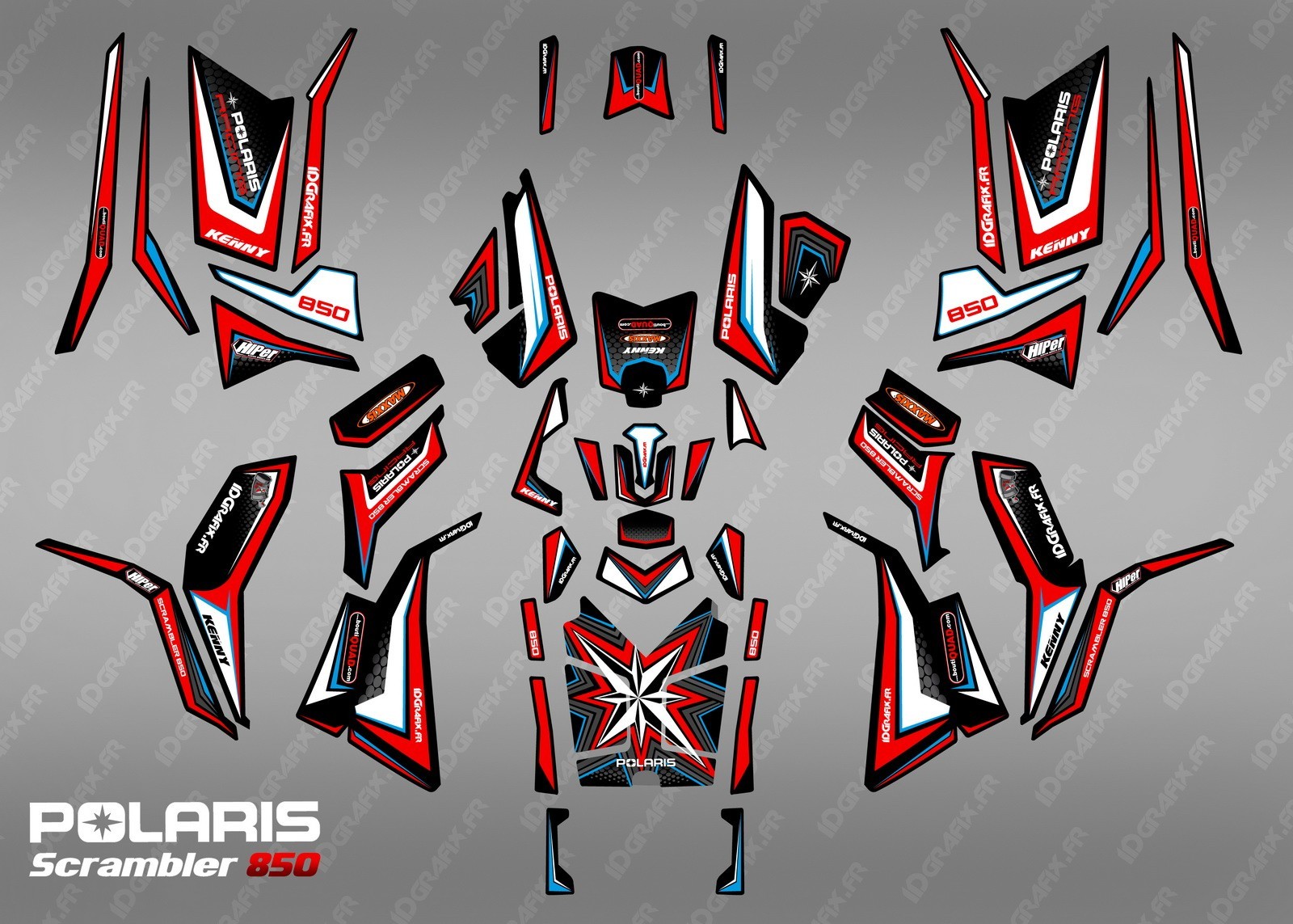 Polaris Scrambler 1000 Graphics Kit | Reviewmotors.co