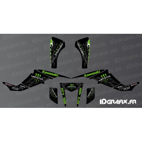 Kit decoration Custom Monster Edition - IDgrafix - Kawasaki KFX 400