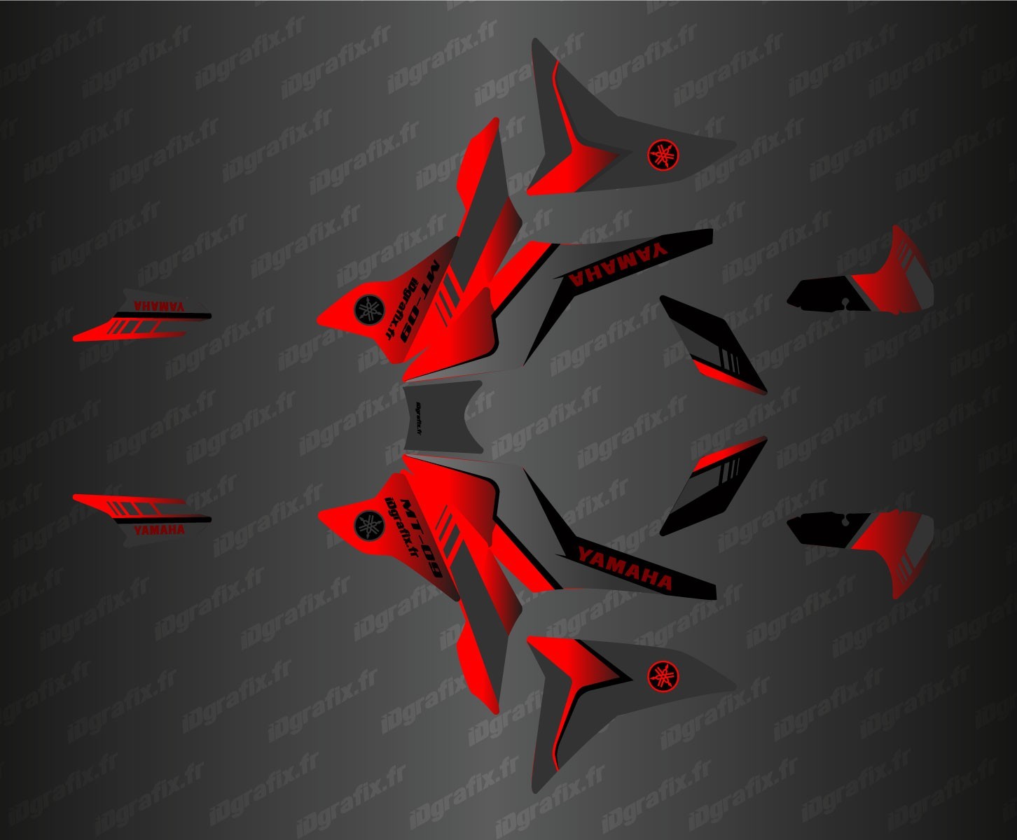 Kit decoration Team Edition (Red) - Yamaha MT-09 Tracer