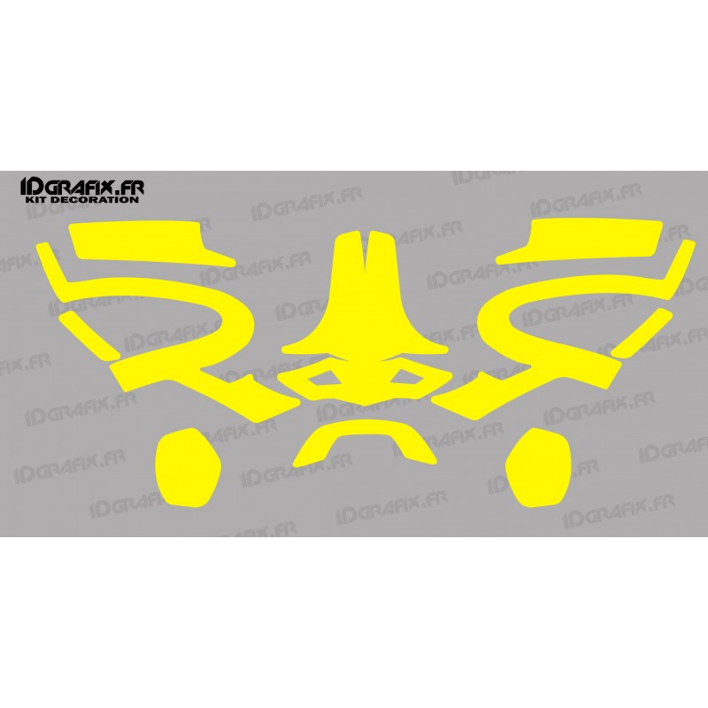 Sticker Jaune FLuo - Casque PFANNER Protos - idgrafix