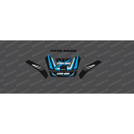 Kit décoration Limited Can Am (Bleu) - coffre origine Arrière BRP