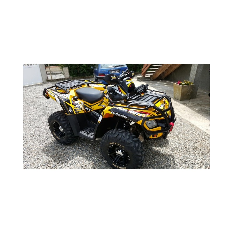 Kit dekor Full Rockstar Edition (Gelb) - IDgrafix - Can Am Outlande...