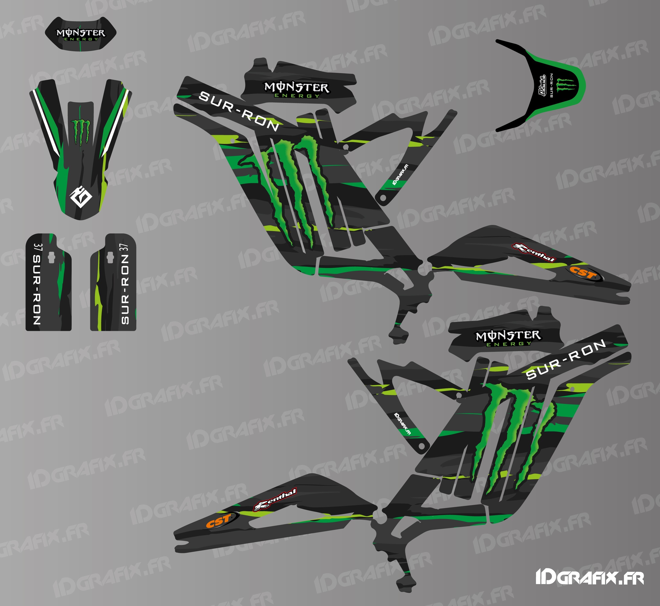 Monster Edition decoration kit - Surron Light Bee