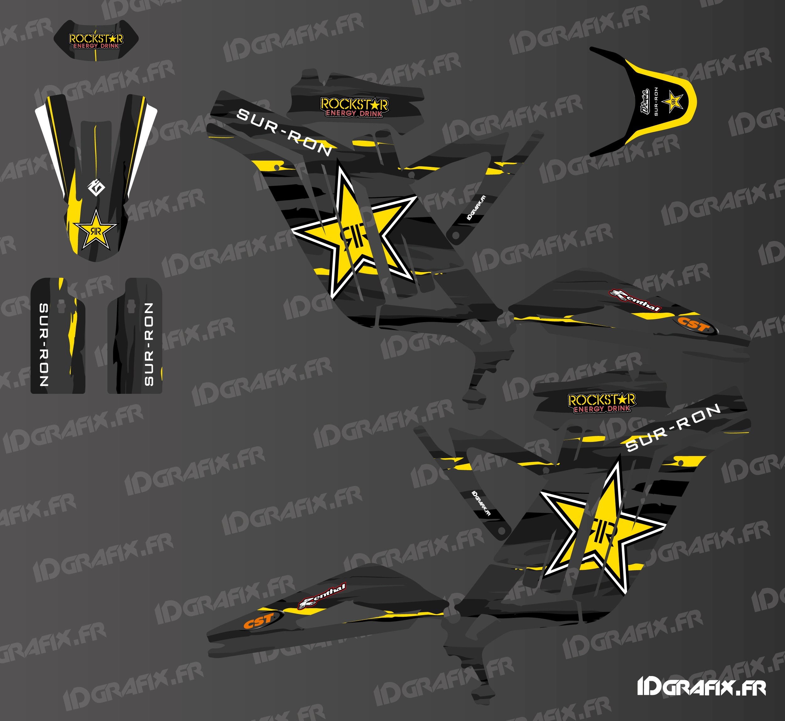 Kit décoration Rockstar Edition - Surron Light Bee - Idgrafix