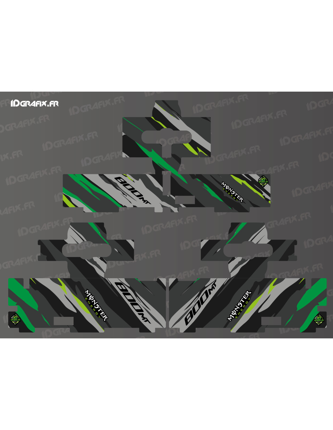 Kit décoration, Autocollants et sticker pour CF MOTO MT800