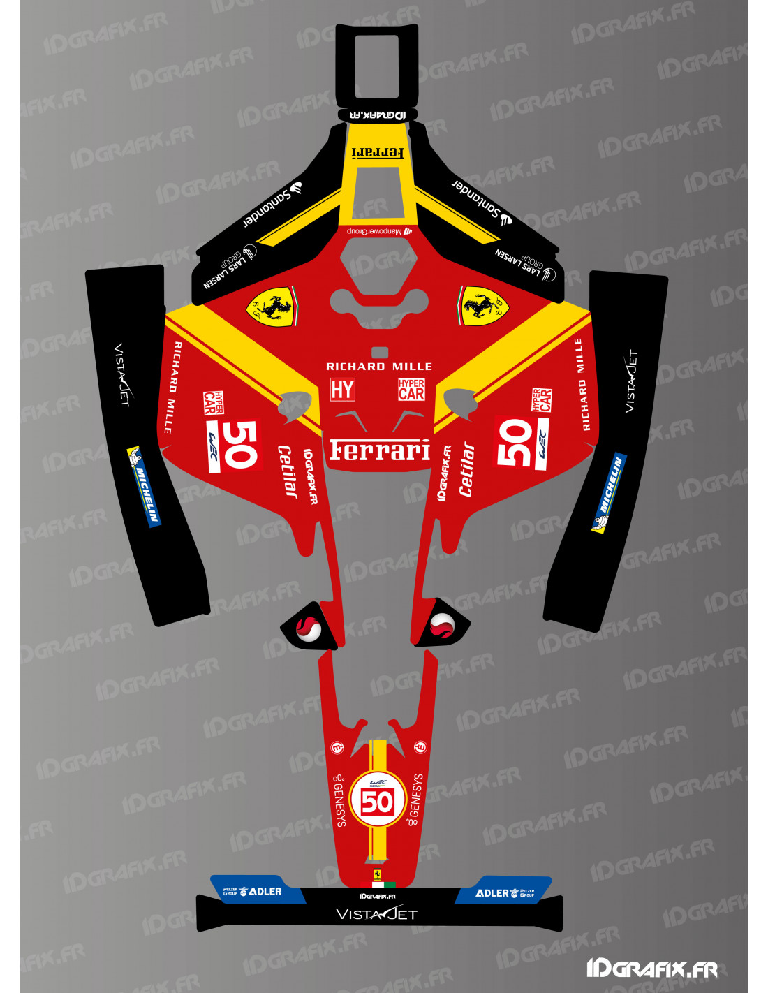 Ferrari Le Mans Edition Aufkleber - Mammotion LUBA 2 Roboter-Rasenmäher ...