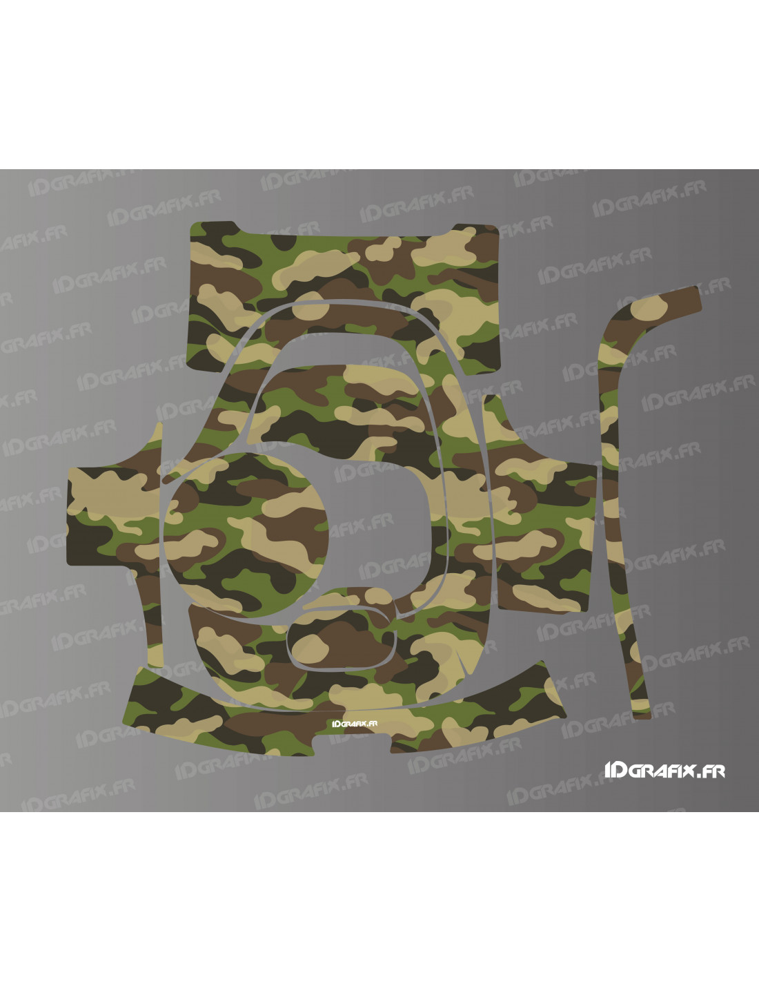 Sticker Army Edition - Segway Navimow H mowing robot - Idgrafix