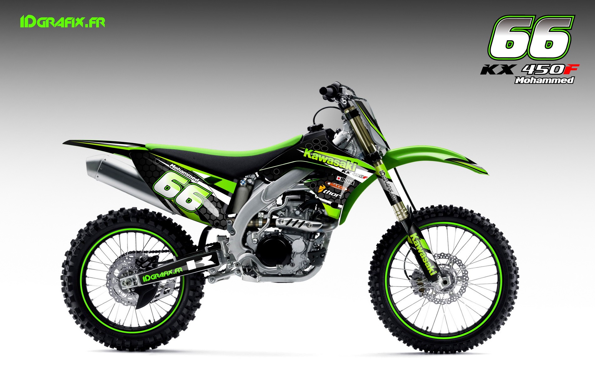 Kit deco Factory series for Kawasaki KX/KXF