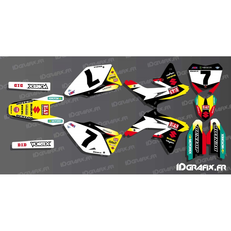 Kit deco CI AMA Stewart serie per Suzuki RM/RMZ - Idgrafix