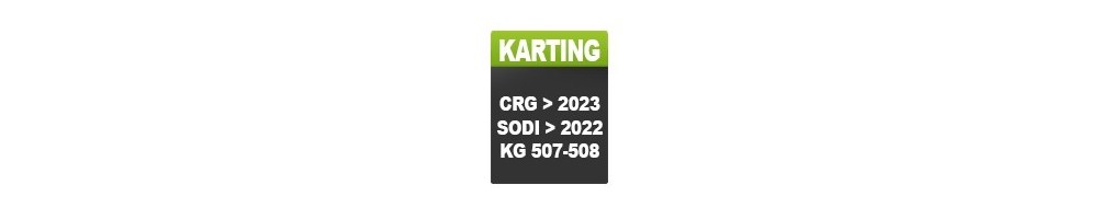 Kit Décoration et sticker pour Karting CRG après 2023, Sodi après 2022 ...
